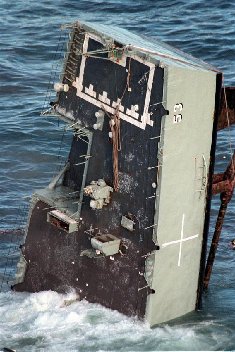Target Stern sinking